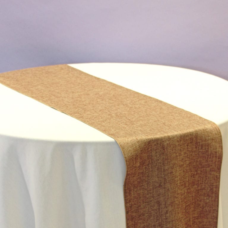 Faux Burlap Runner - Party Cape Cod